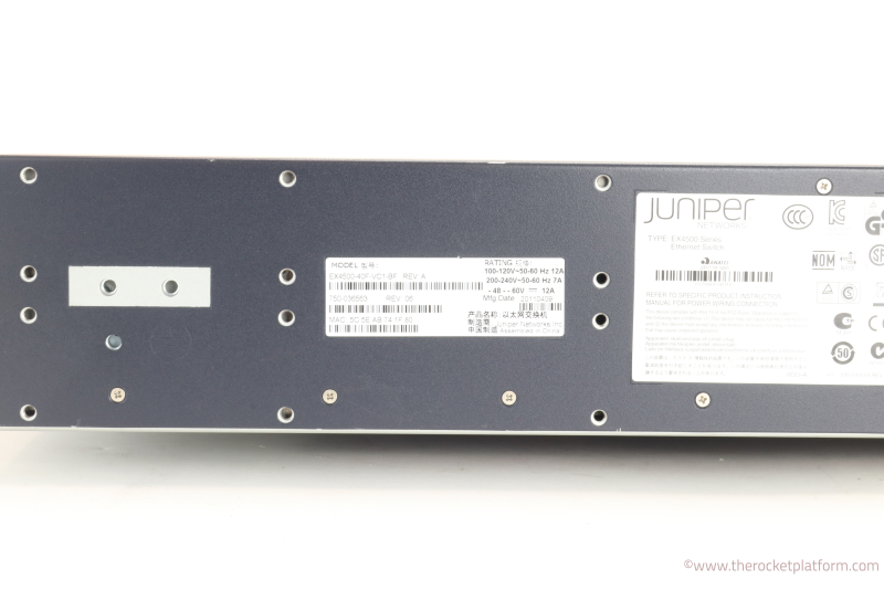 EX4500-40F-VC1-BF - Juniper EX4500-40F-VC1-BF Network Switch Full Unit Assembly